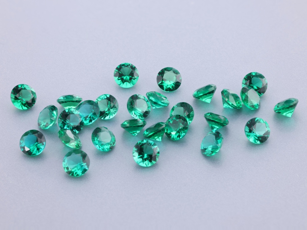 Hydrothermal/Lab Grown Emerald 3.00mm Round | O'Neils